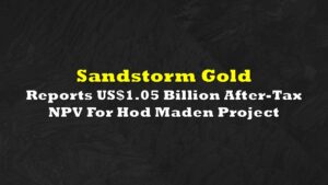 Sandstorm Gold To Be Acquired For $3.5 Billion As Part Of Larger ...