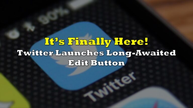 It's Finally Here! Twitter Launches Edit Button | the deep dive