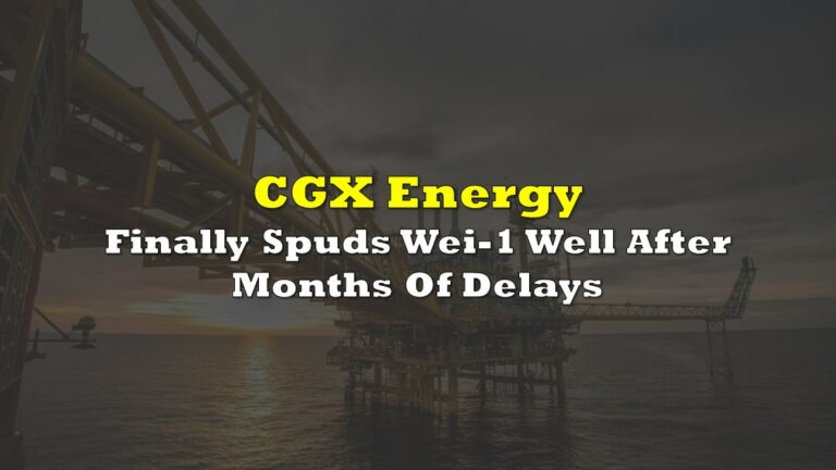 CGX Energy Finally Spuds Wei-1 Well After Months Of Delays | the deep dive
