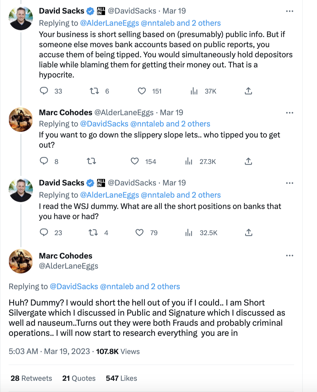 David Sacks vs. Marc Cohodes, Explained | the deep dive