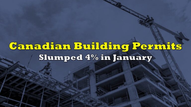 Canadian Building Permits Slump 4% In January | the deep dive