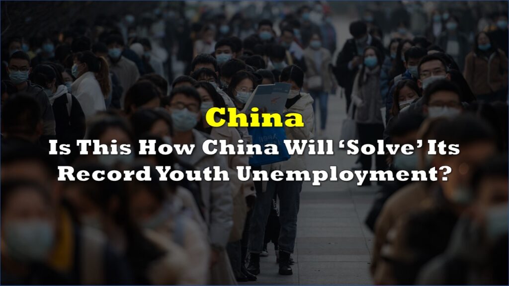 Is This How China Will ‘Solve’ Its Record Youth Unemployment? | the ...