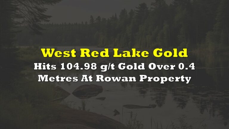 West Red Lake Gold Books $41.8 Million in Q1 Revenue on 6,165 Ounces ...