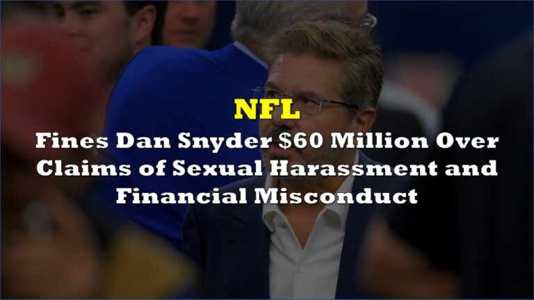 NFL Fines Former Washington Commanders Owner Dan Snyder $60 Million ...