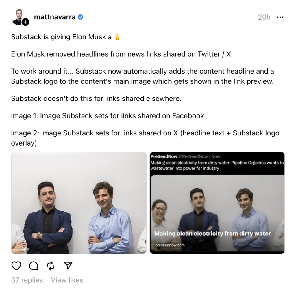 Substack Takes a Swipe at X with New Link-Sharing Update | the deep dive