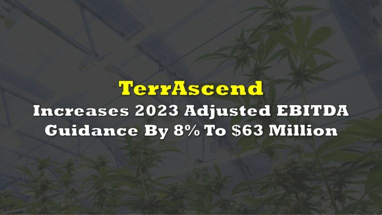 TerrAscend Increases 2023 Adjusted EBITDA Guidance By 8% To $63 Million ...