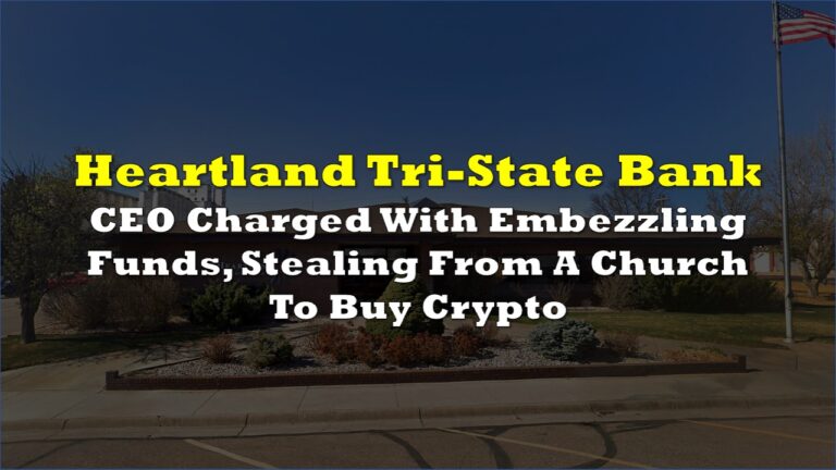 Former Kansas Bank CEO Charged With Embezzling Funds, Stealing From A ...