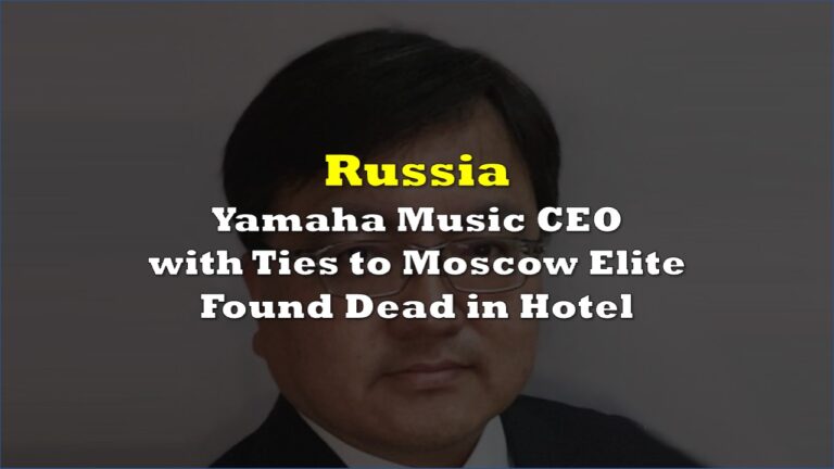 Yamaha Music CEO with Ties to Moscow Elite Found Dead in Hotel | the ...