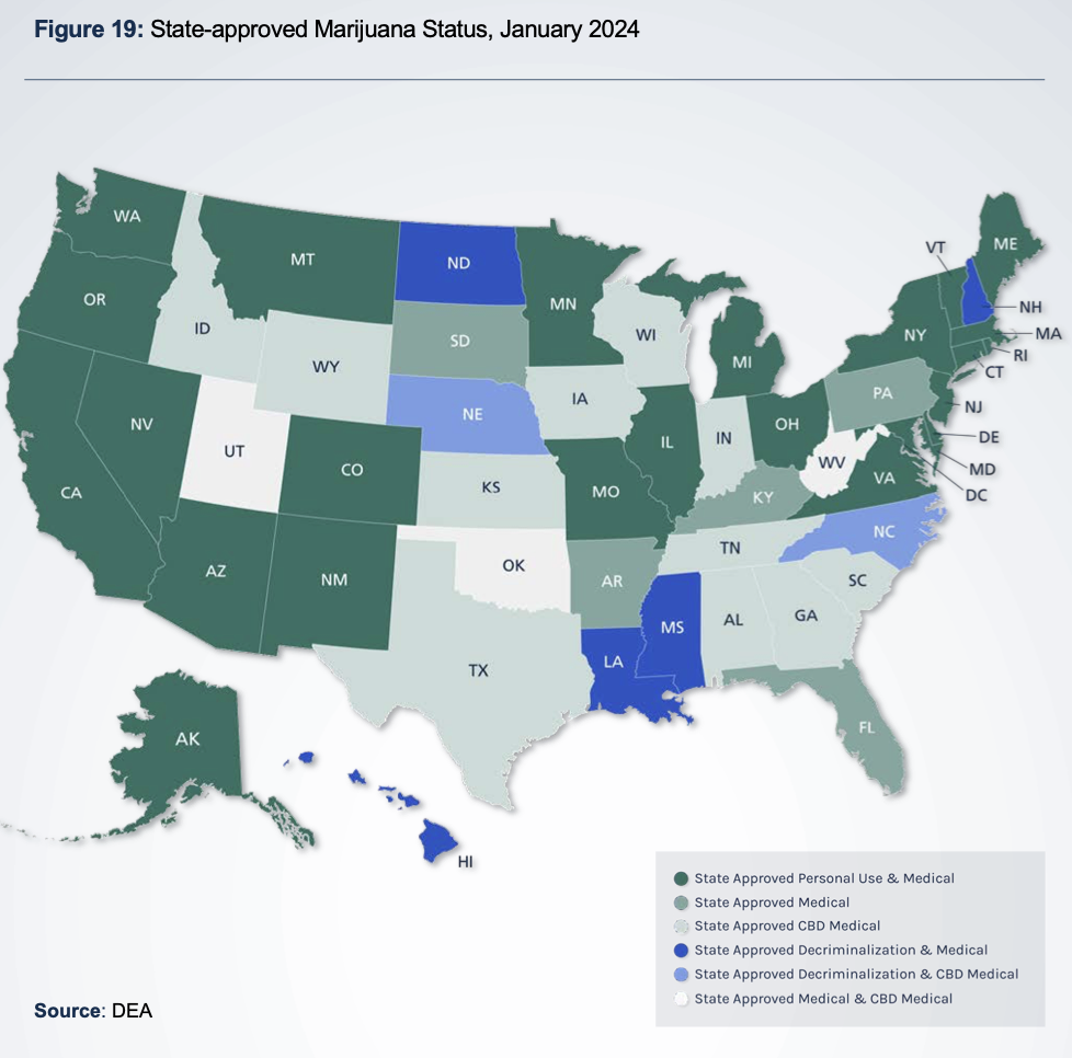 DEA Reports Fentanyl As "Nation's Greatest Drug Threat", THC Potency At ...