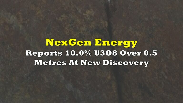 NexGen Energy Signs 5 Million Pound Uranium Offtake Deal With Major ...
