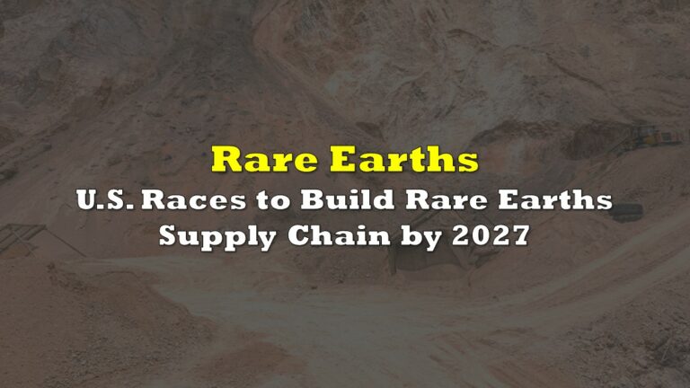 U.S. Races to Build Rare Earths Supply Chain by 2027 | the deep dive