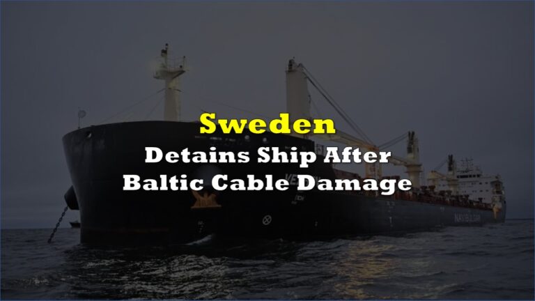 Sweden Detains Ship After Baltic Cable Damage | the deep dive