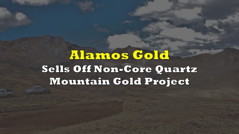 Alamos Gold Sells Off Quartz Mountain Gold Project For $21 Million ...