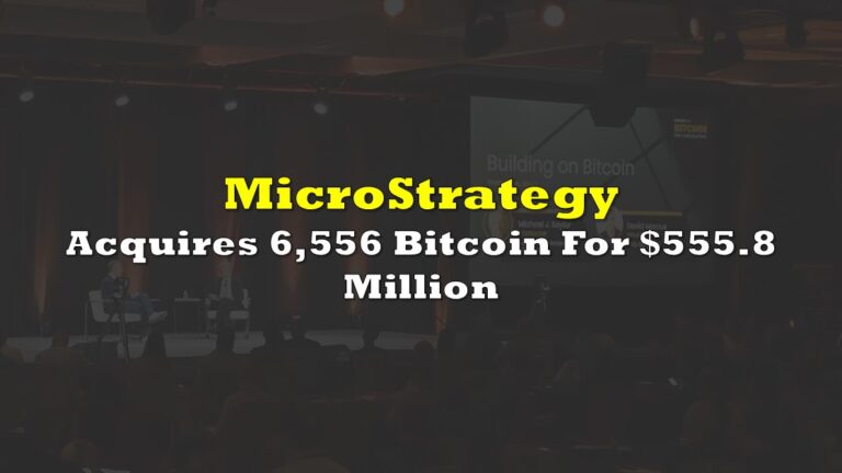 MicroStrategy Acquires 6,556 Bitcoin For $555.8 Million | the deep dive
