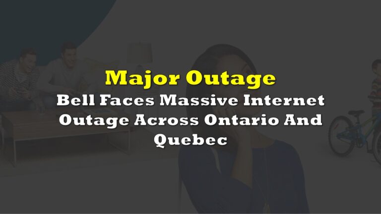 BREAKING: Bell Faces Massive Internet Outage Across Ontario And Quebec ...