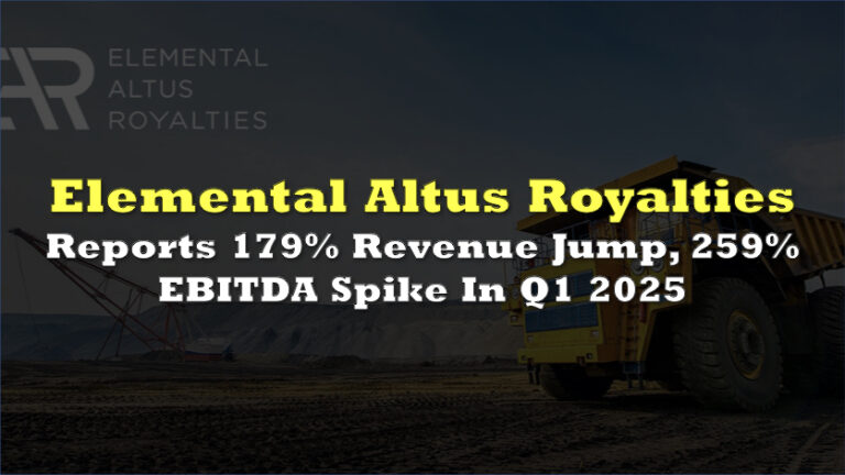 Elemental Altus Royalties Reports 179% Revenue Jump, 259% EBITDA Spike ...