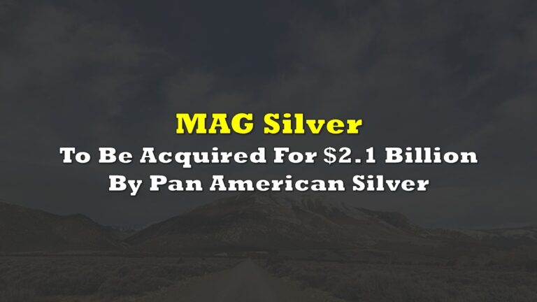 SILVER M&A: MAG Silver Acquired By Pan American | the deep dive