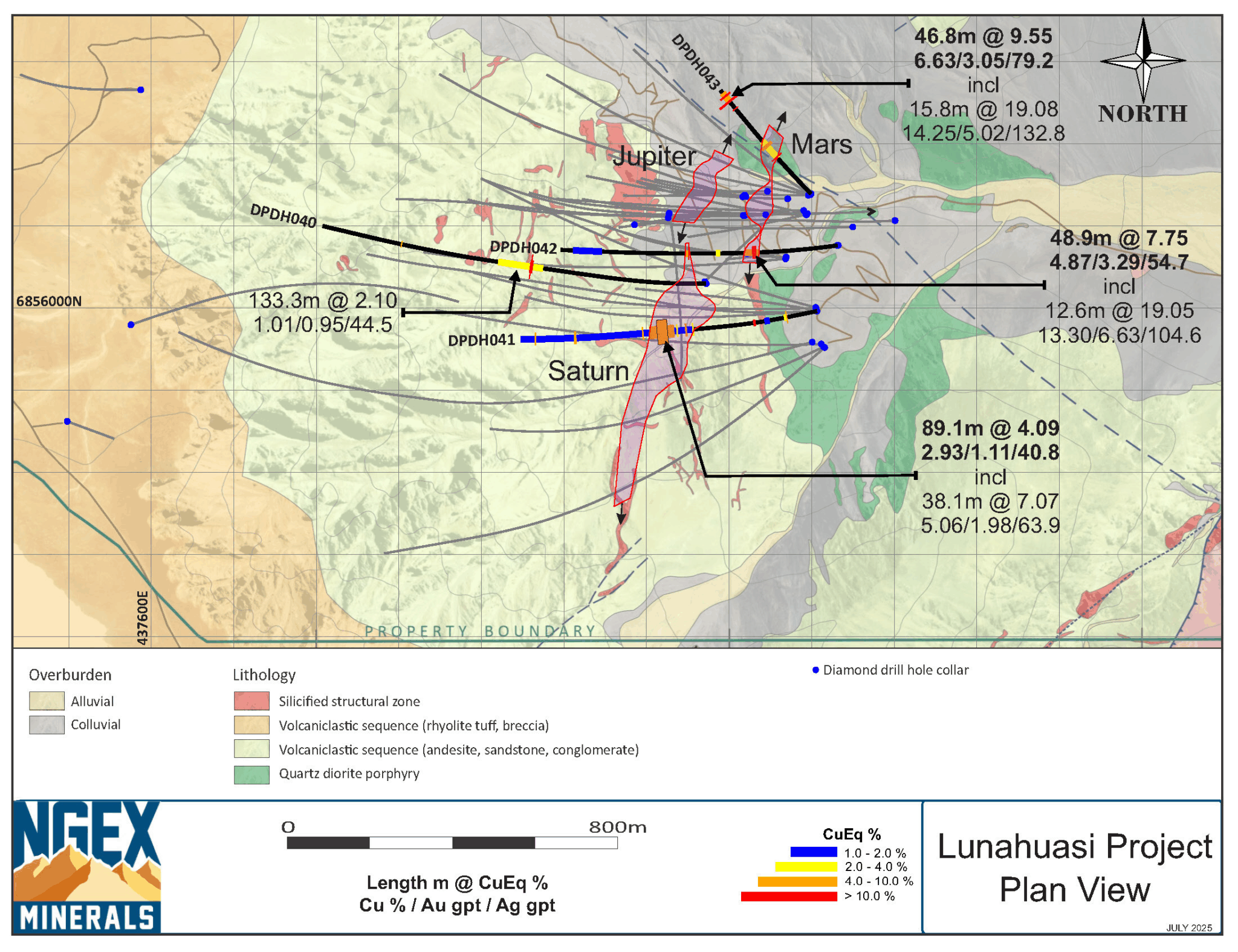 NGEx Minerals Confirms At Least Three High Grade Zones At Lunahuasi ...