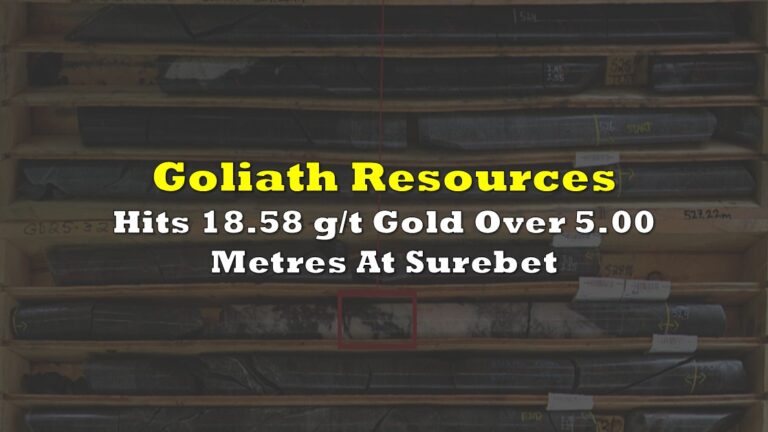 Goliath Resources Hits 18.58 g/t Gold Over 5.00 Metres At Surebet | the ...