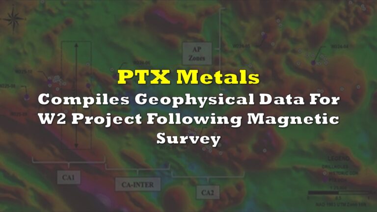 PTX Metals Compiles Geophysical Data For W2 Project Following Magnetic ...