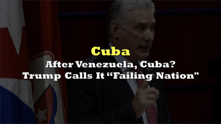 After Venezuela, Cuba? Trump calls it “failing nation"