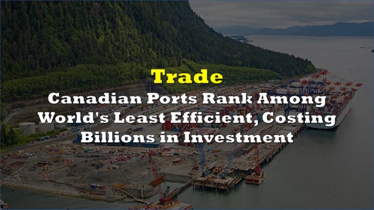 Canadian Ports Rank Among World's Least Efficient, Costing Billions in ...