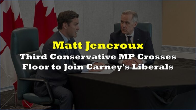 Third Conservative MP Crosses Floor to Join Carney's Liberals | the ...