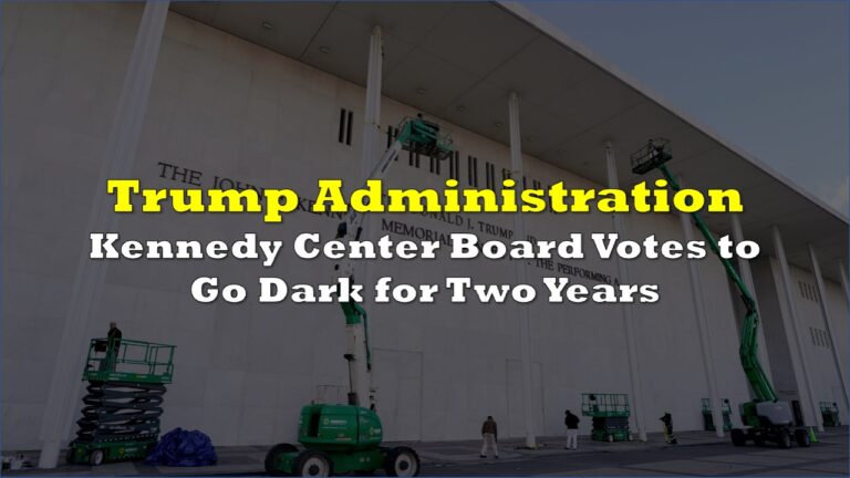 After Driving Out Dozens of Performers, Kennedy Center Board Votes to ...