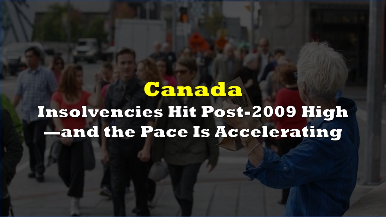 Canadian Insolvencies Hit Post-2009 High—and the Pace Is Accelerating ...