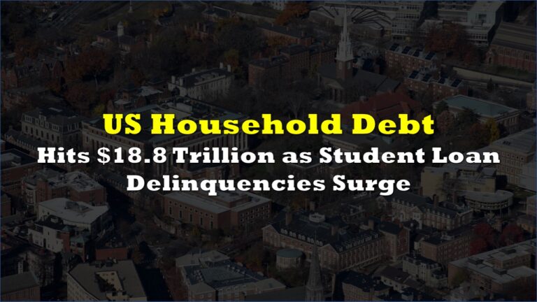 US Household Debt Hits $18.8 Trillion as Student Loan Delinquencies ...