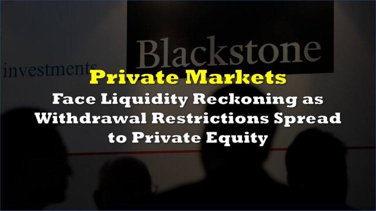 Private Markets Face Liquidity Reckoning as Withdrawal Restrictions ...