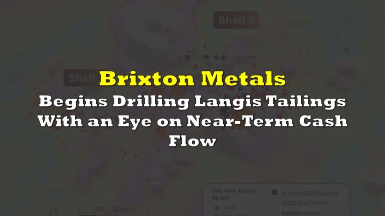 Brixton Metals Begins Drilling Langis Tailings With an Eye on Near-Term ...